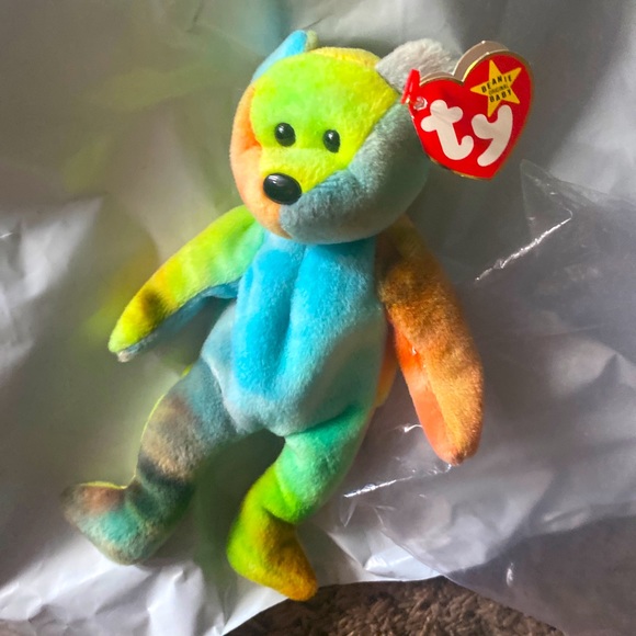 Ty | Toys | Rare Garcia Beanie Baby Bear With Tag Errors And Pvc ...